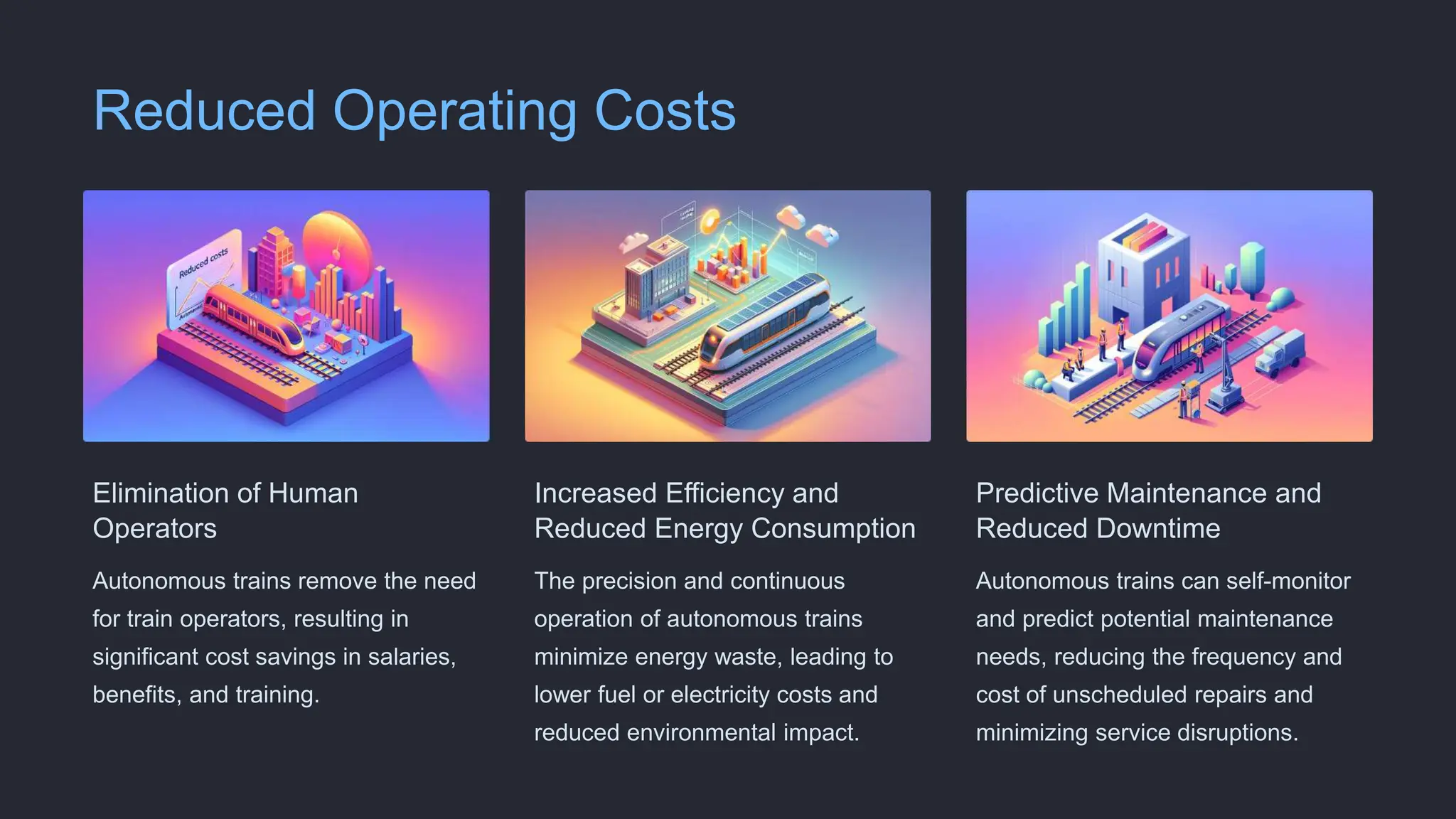 charting the development of the autonomous train | PPT