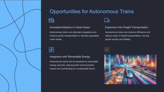 charting the development of the autonomous train | PPT