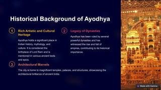 Ayodhya Ram Mandir Presentation By Chari | PPTX