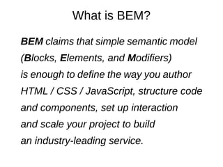 Bem Methodology – Bem Block とは – DBLUK