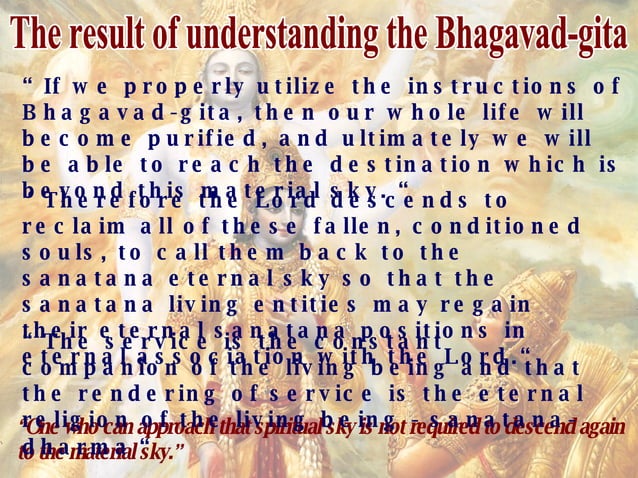 Introduction to Bhagavad-Gita: As It Is | PPT | Hinduism | Religion ...