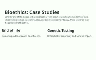 Introduction-to-Bioethics- History overview | PPT