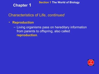 Introduction To Biology Notes | PPT