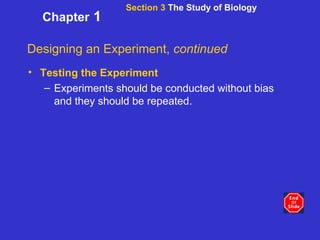 Introduction To Biology Notes | PPT