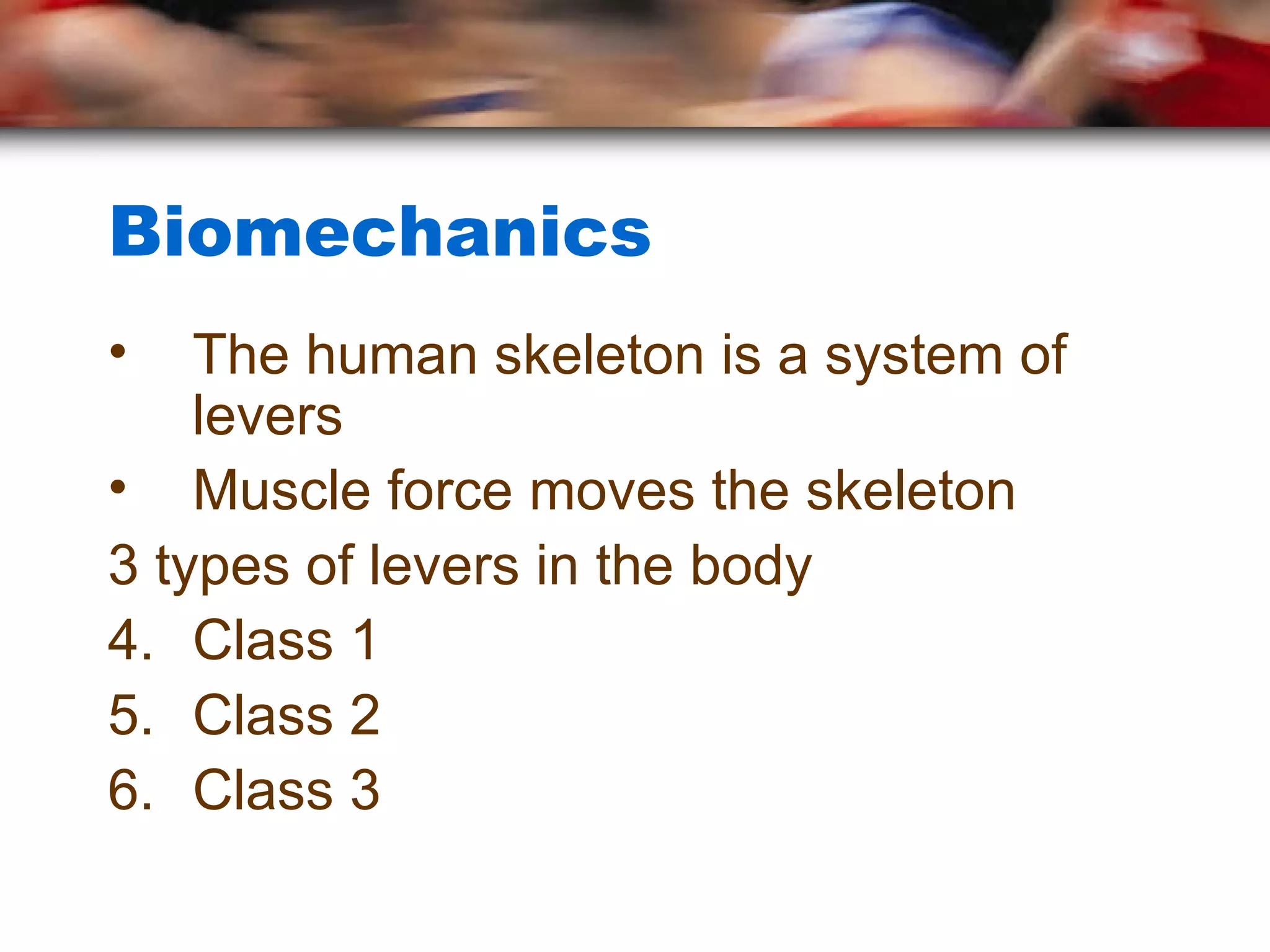 Introduction to Biomechanics | PPT