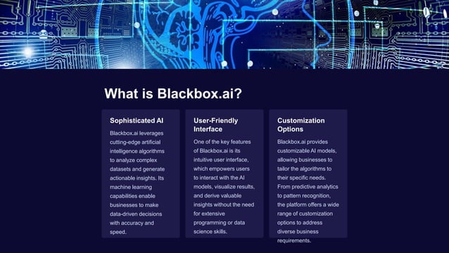 Introduction To Blackboxai An Ai Code Generatorpptx