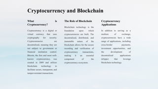 Computer science (Introduction to Blockchain.pptx