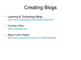 Introduction To Blogs | PPT