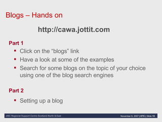 Introduction to blogs and wikis | PPT