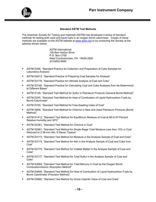 BOMB CALORIMETER | PDF
