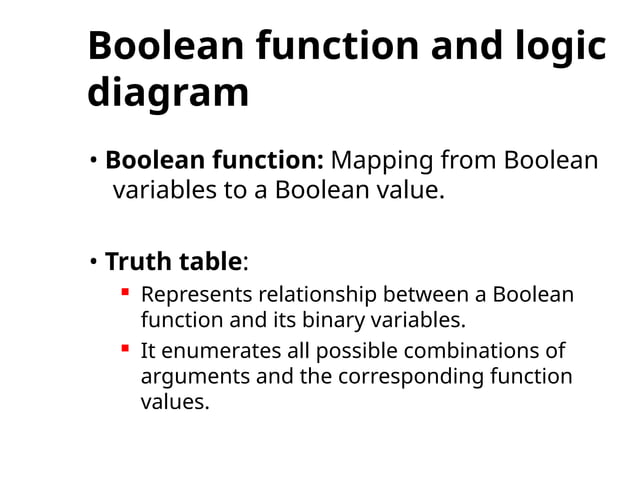Introduction To Boolean Algebra Ppt