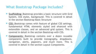 Introduction to BOOTSTRAP | PPT