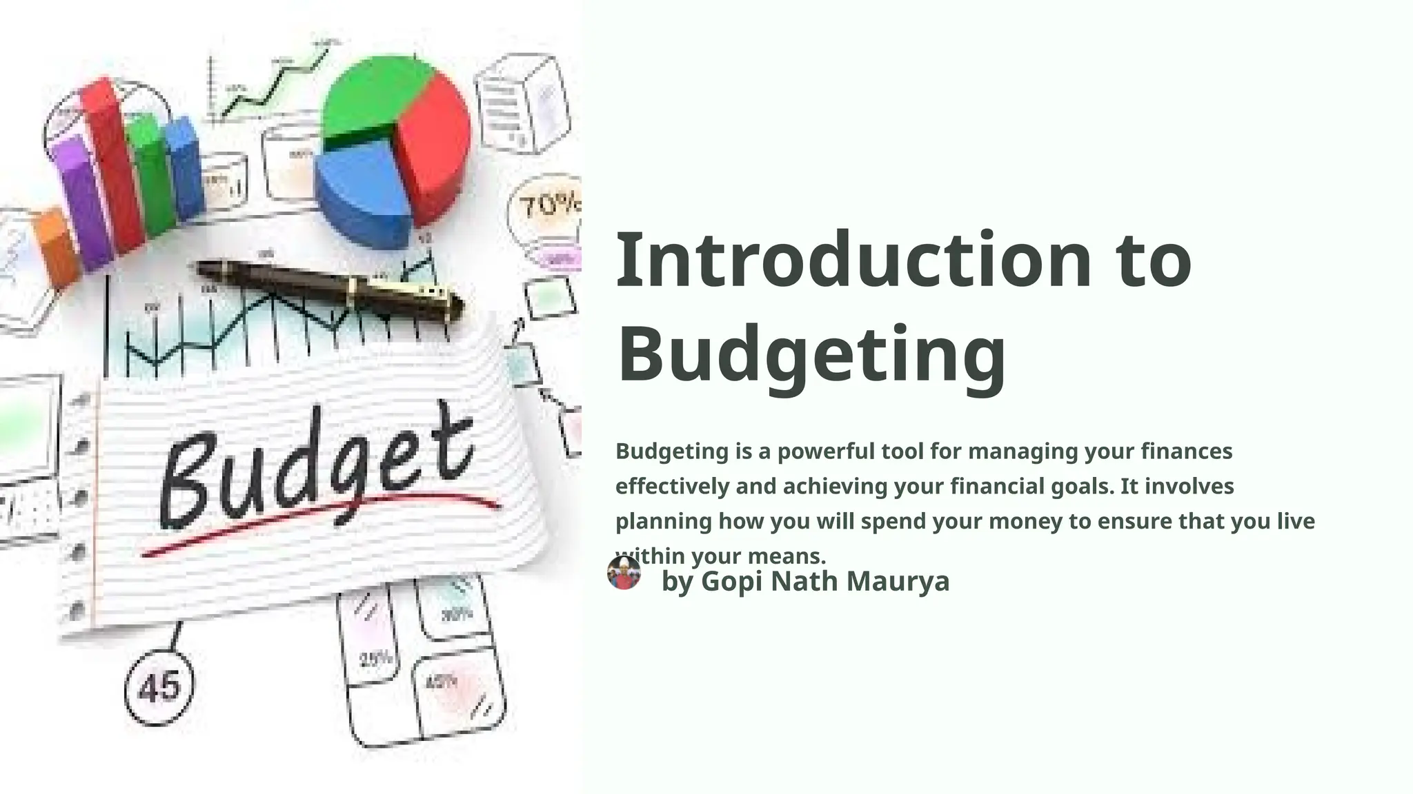 Introduction-to-Budgeting.budget and types of budget . role of budget ...