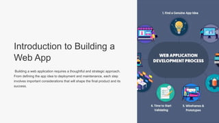 Info on How to build a WebApp from Scratch | PPT