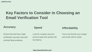 Introducing myemailverifier: The Trusted Solution for Bulk Email ...