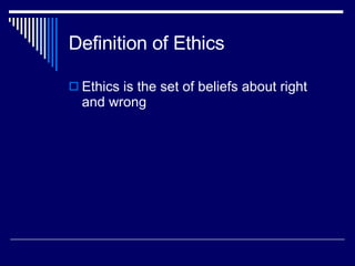 Introduction To Business Ethics | PPT