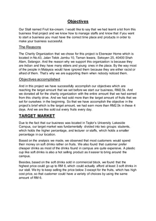 Introduction to-business-final | DOCX | Nutrition | Healthy Living