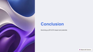 Introduction-to-BYJUS in the context of indian education | PPTX