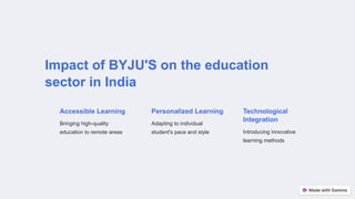 Introduction-to-BYJUS in the context of indian education | PPTX