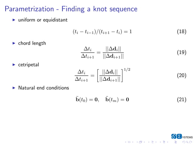 Introduction to CAGD for Inverse Problems | PPT