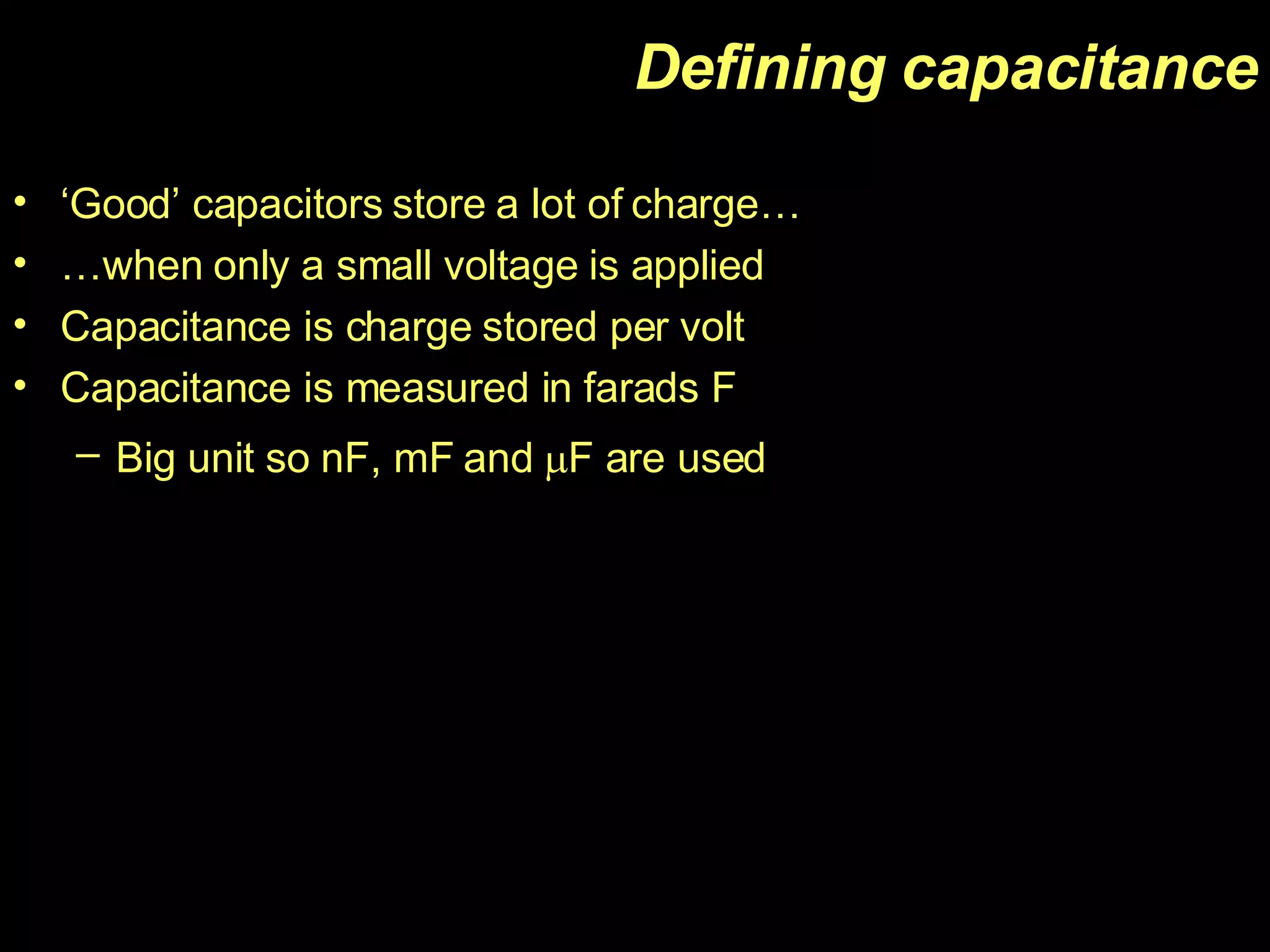 Introduction To Capacitance | PPT