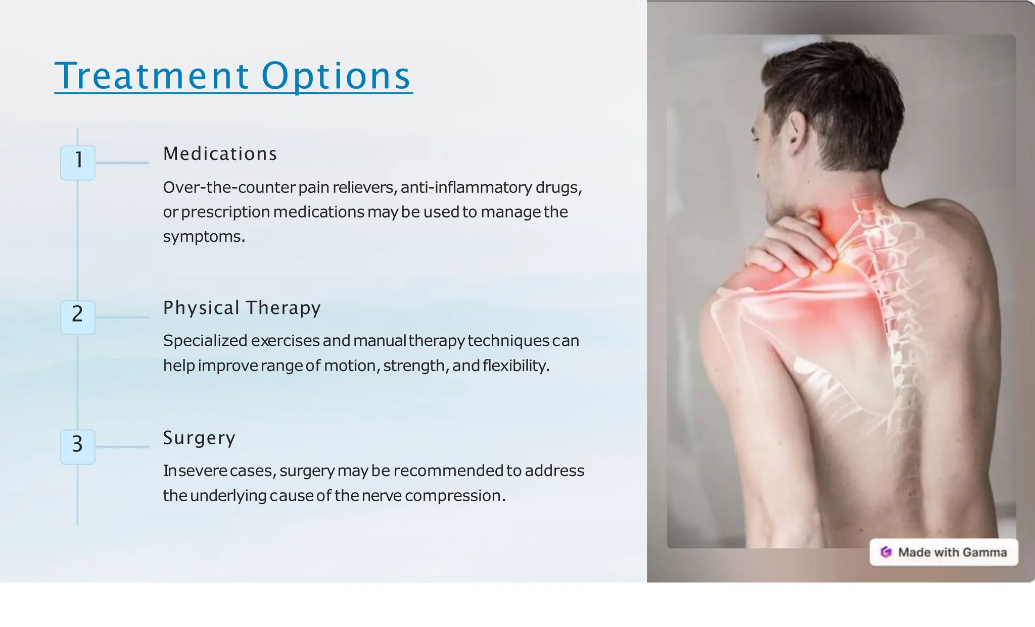Cervical Radiculopathy Treatment - pinched nerve device | PPTX