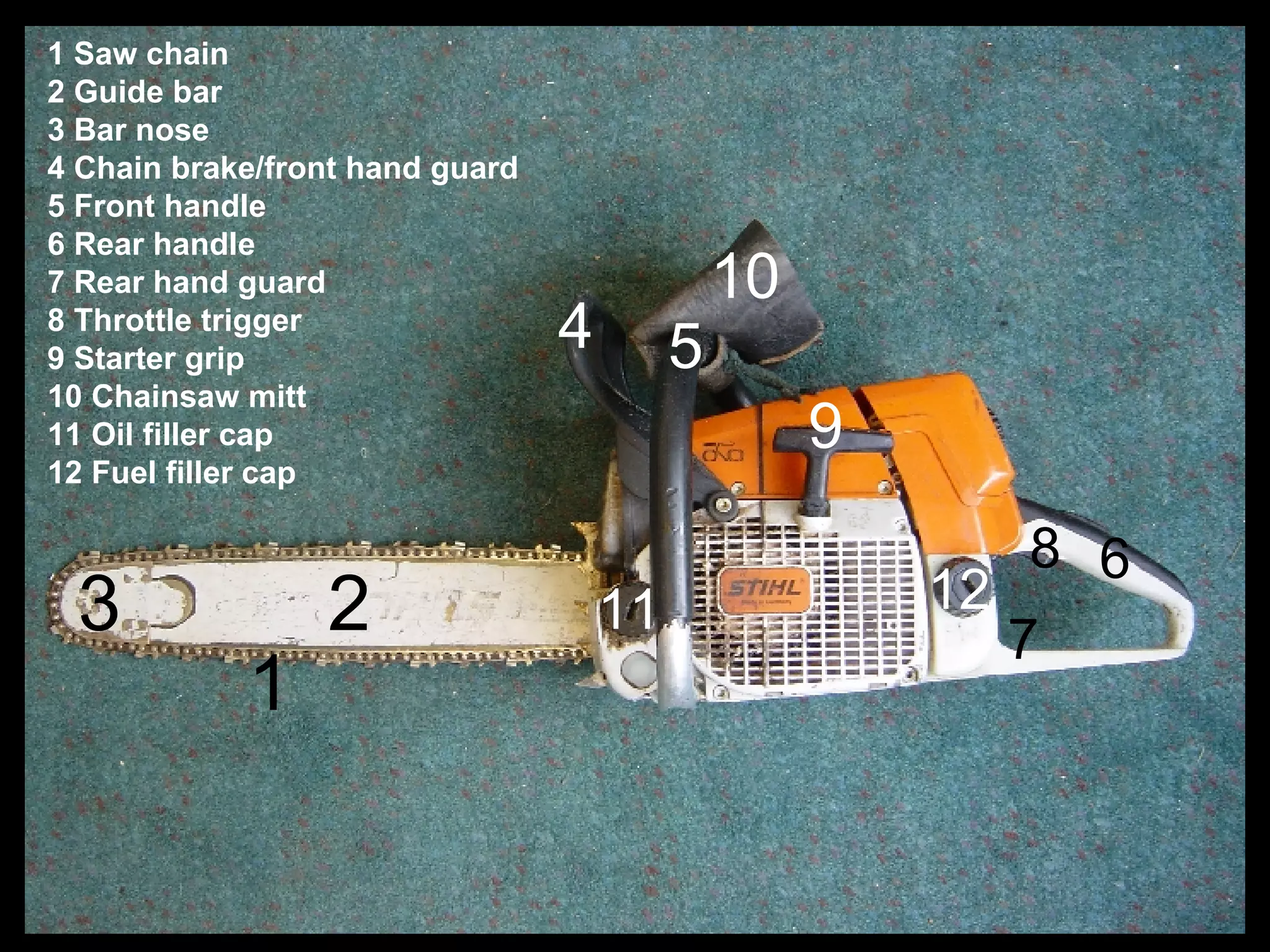 Introduction to chainsaw parts | PPT