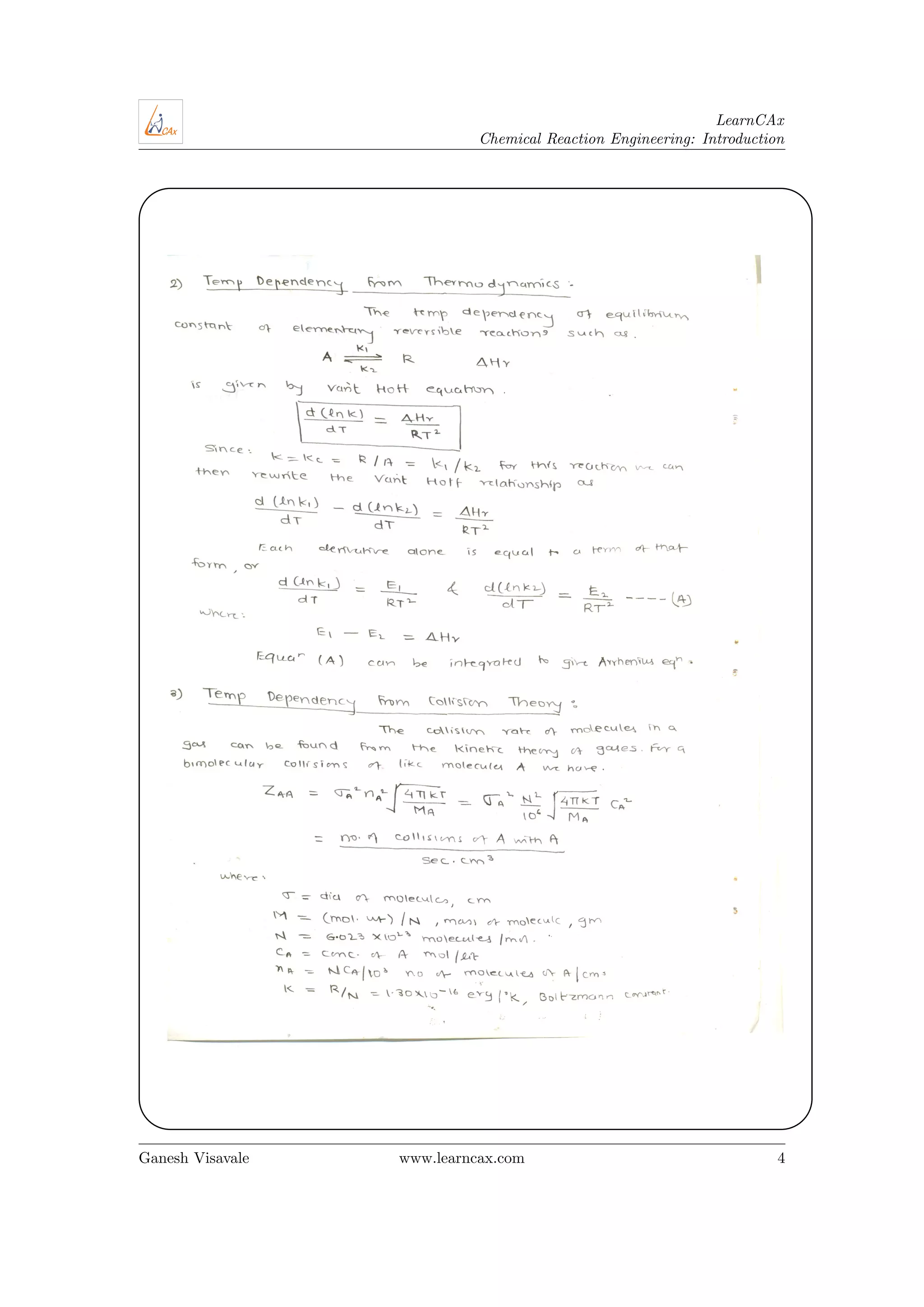 Introduction to Chemical Reaction Engineering | PDF