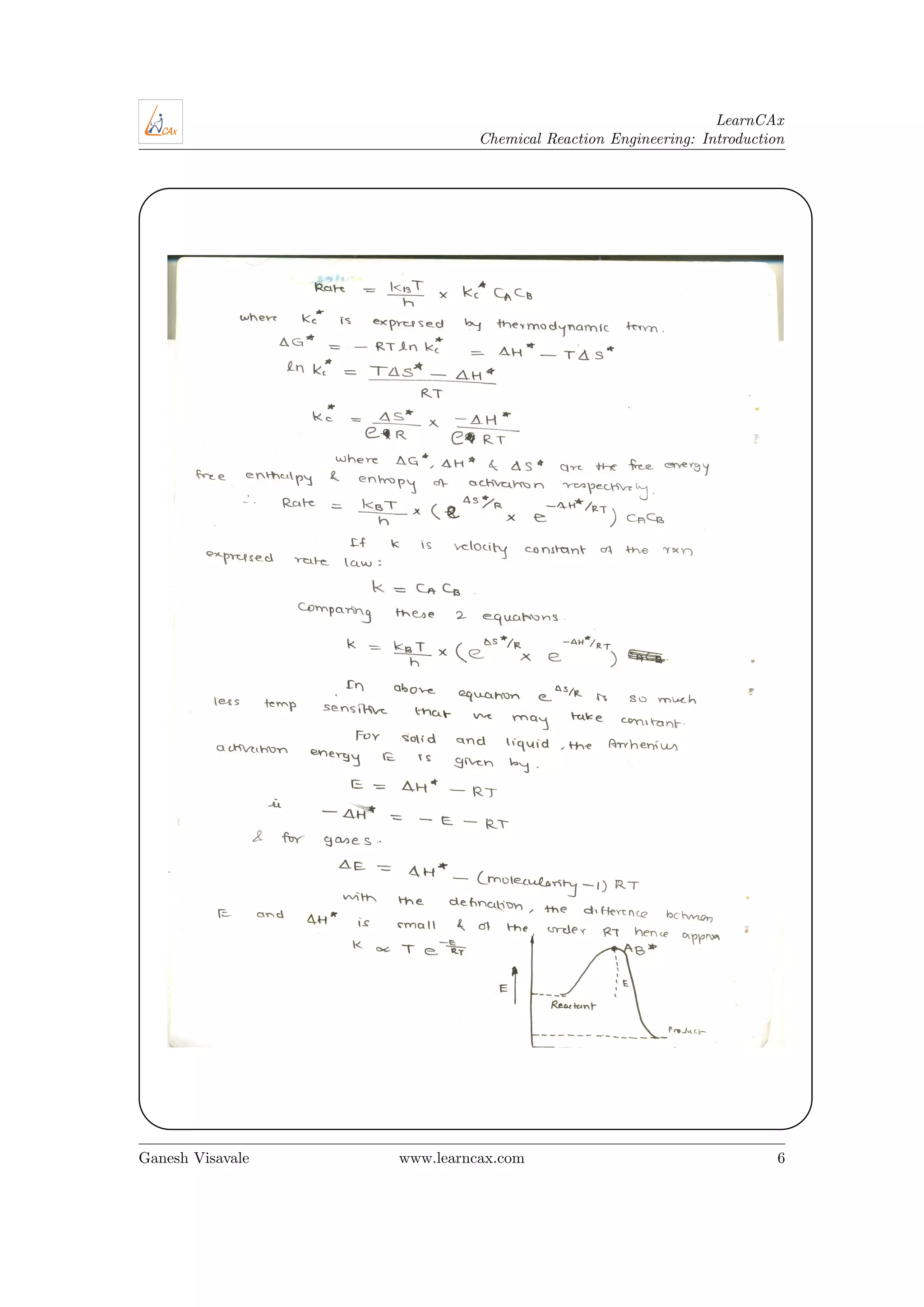 Introduction to Chemical Reaction Engineering | PDF