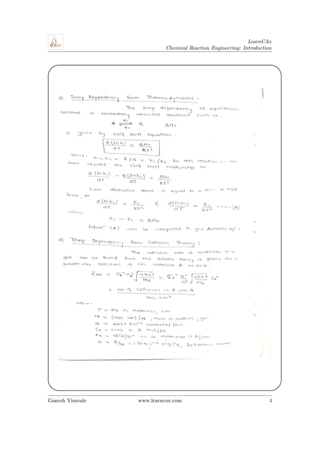 Introduction to Chemical Reaction Engineering | PDF
