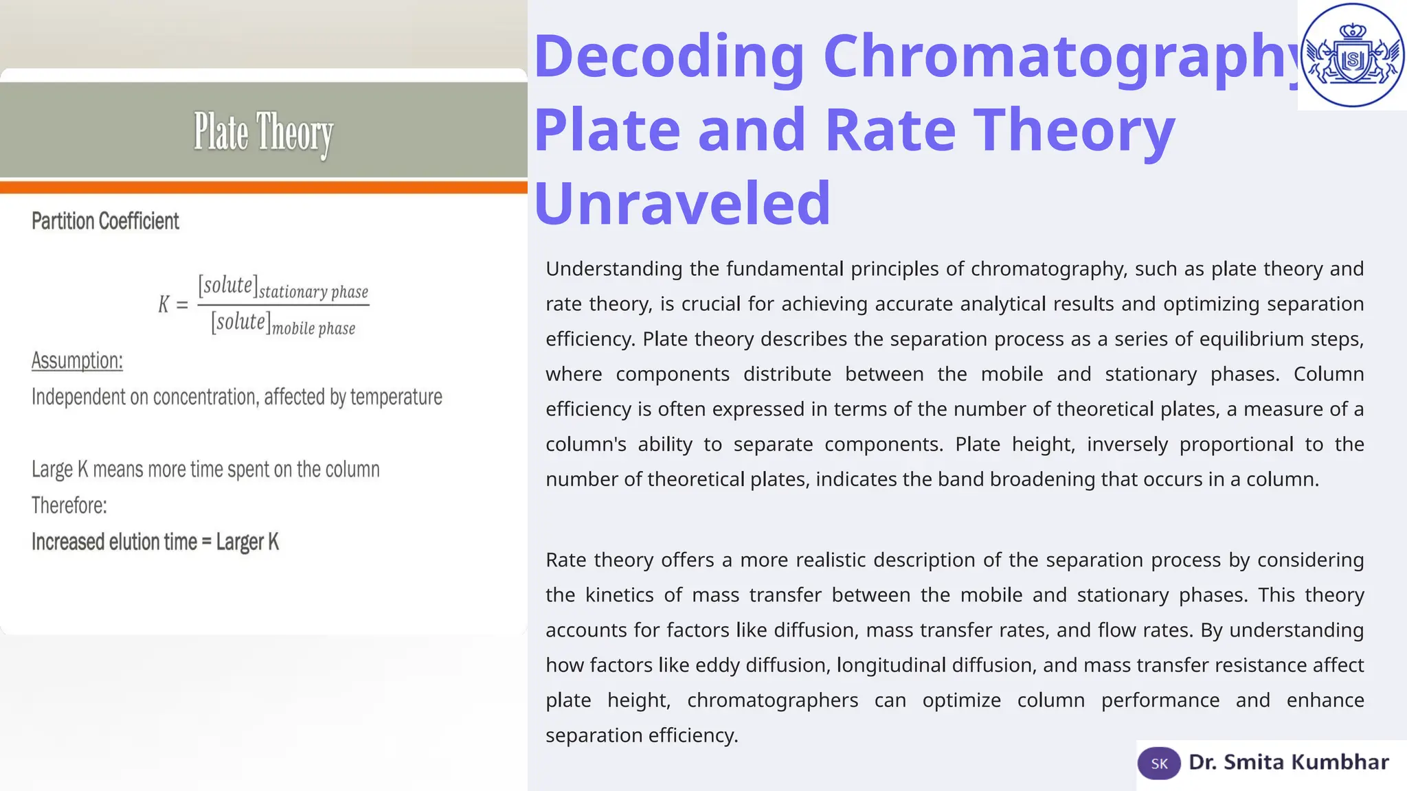 An Introduction to Chromatography: Classifications, Theoretical ...