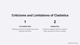 Introduction-to-Cladistics-systems-evolution | PPTX