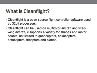 Introduction to-cleanflight | PPT