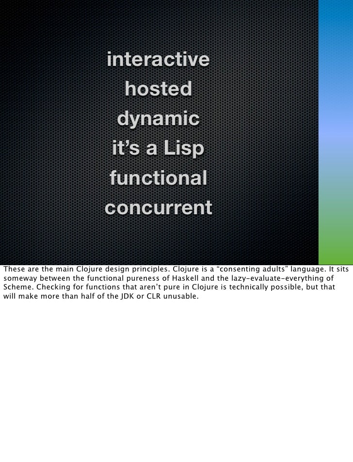 Introduction to Clojure