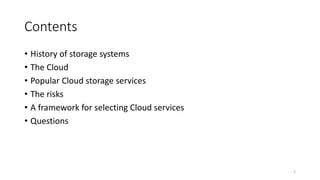 Introduction to Cloud Storage | PPTX