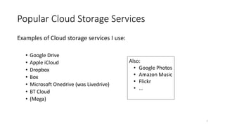 Introduction to Cloud Storage | PPTX