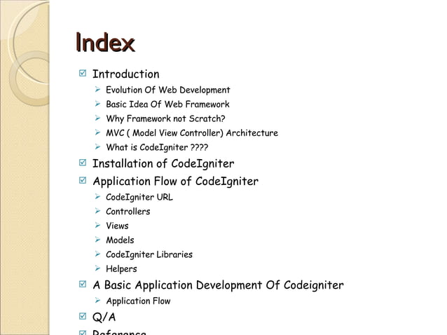 Introduction To Code Igniter | PPT