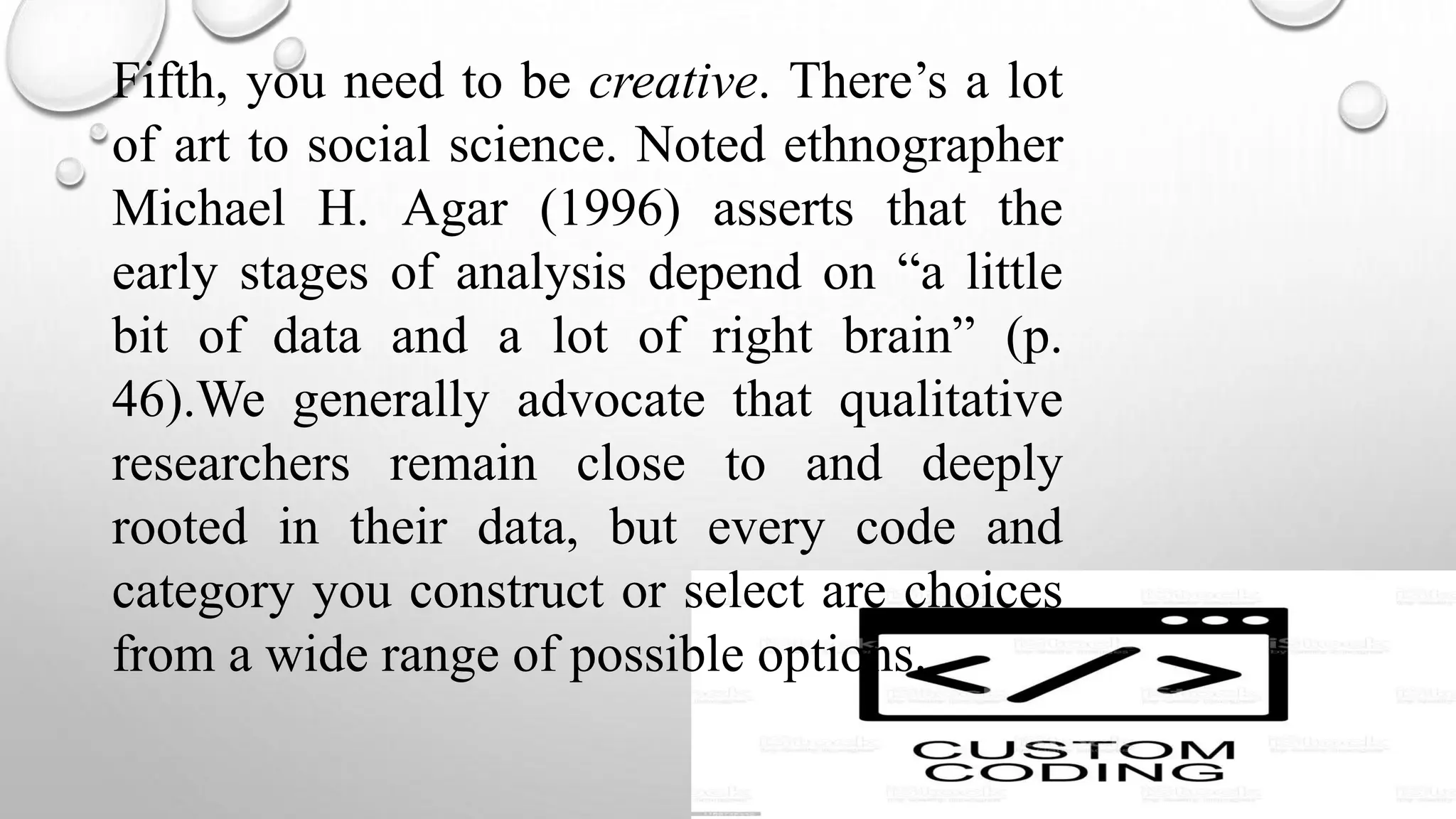 Introduction to Coding: Its Application in Qualitative Research | PPTX