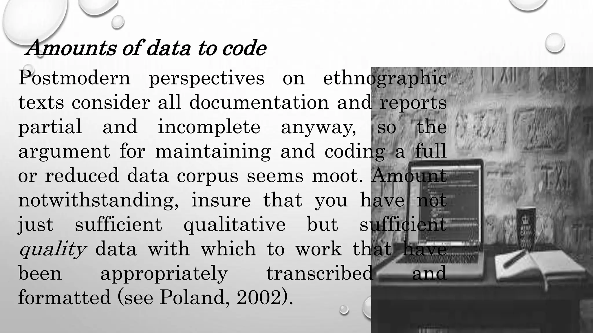 Introduction to Coding: Its Application in Qualitative Research | PPTX