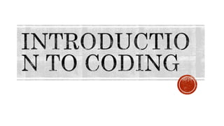 Introduction to Coding: Its Application in Qualitative Research | PPTX