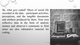 Introduction to Coding: Its Application in Qualitative Research | PPTX