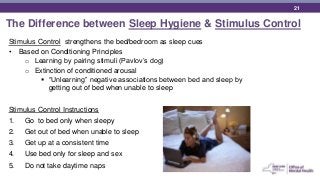 Introduction to Cognitive Behavioral Therapy for Insomnia | PPT