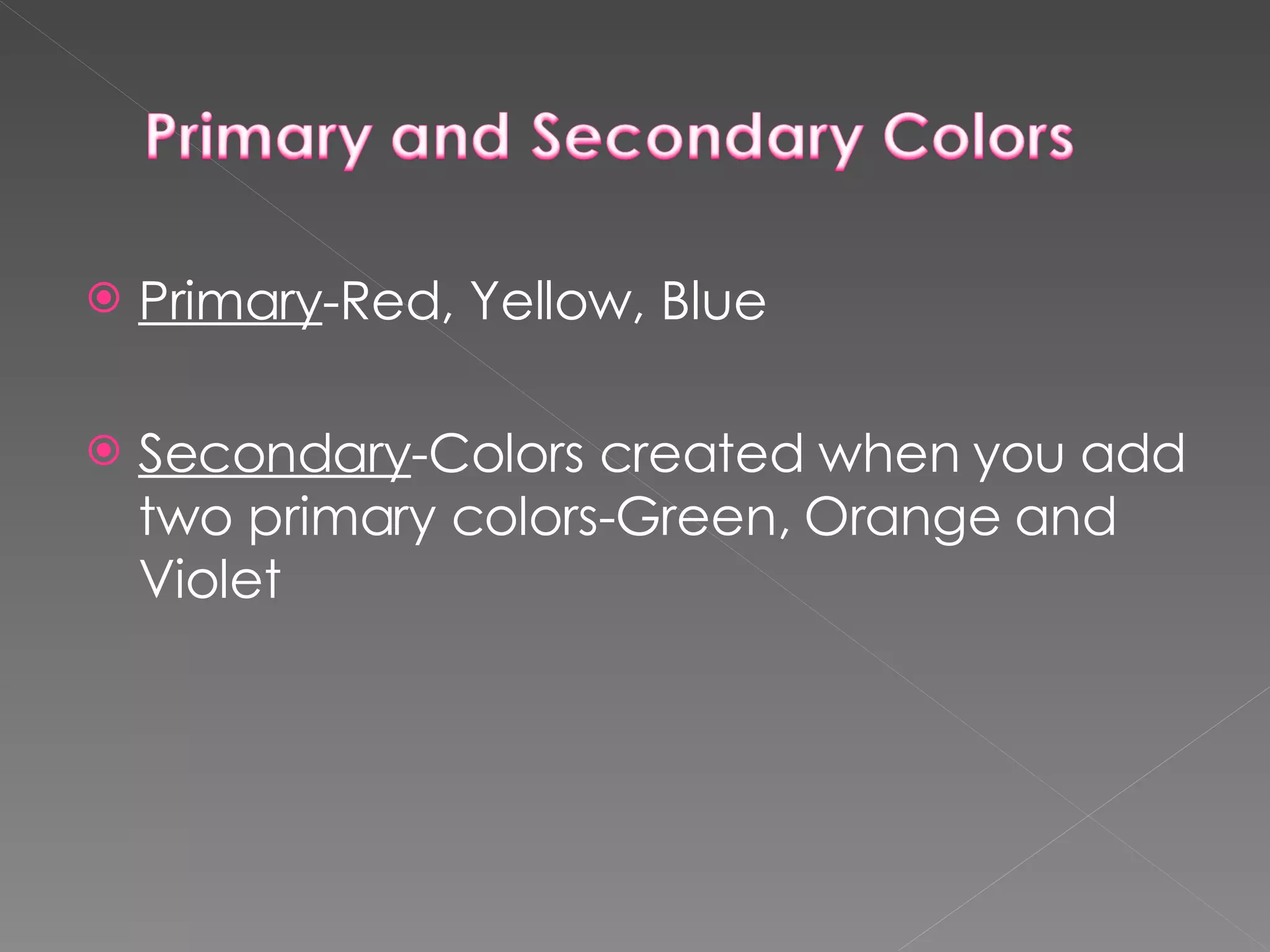 Intro to Color | PPT