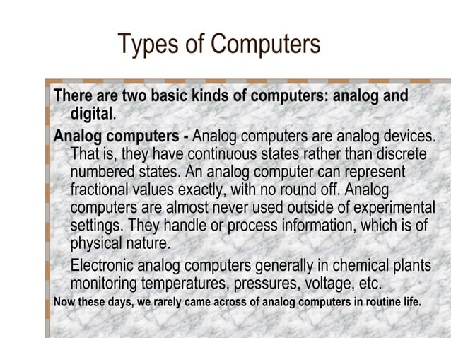 Introduction To Computer 1 | PPT