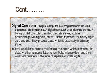 Introduction To Computer 1 | PPT