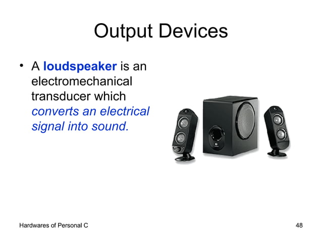 Introduction to computer hardware | PPT