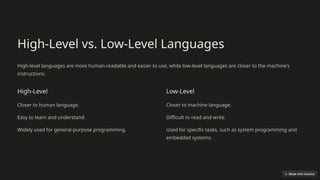 Introduction-to-Computer-Languages.pptxx | PPT | Free Download
