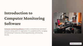 computer monitoring software - workforcenext | PPT