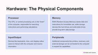 Introduction to Computer Systems in brief | PPTX
