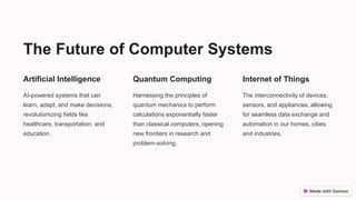 Introduction to Computer Systems in brief | PPTX